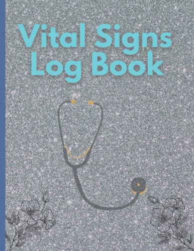 Vital Signs Log Book: 120 pages Medical record book for measuring blood ...