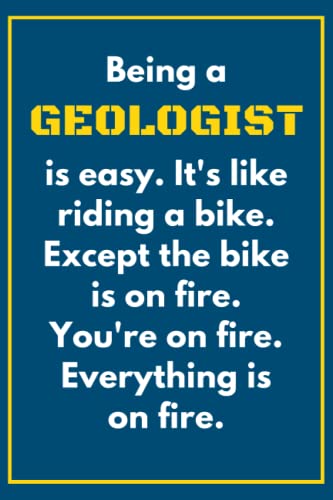 Geologist Gifts: Lined Blank Journal Notebook, an Appreciation Thank ...