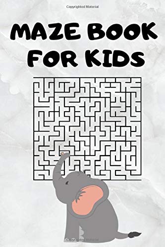 Maze Books For Kids: Maze Activity Book For Kids Notebook Gift, Maze ...