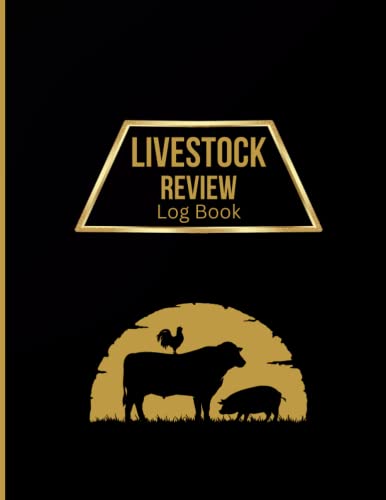 Livestock Review Log Book: Farm Management Record Book & Organizer for ...