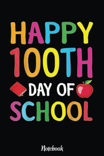 Happy 100th Day of School Teacher Student Notebook Vintage ...