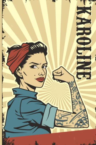 Karoline: Vintage Personalised Name Notebook Journal for Karoline ...