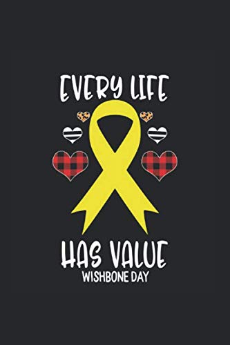 Every Life Has Value Wishbone Day: Ribbon Leopard Buffalo Print Journal ...