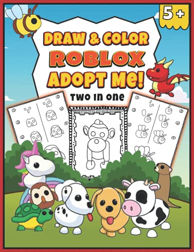 Draw And Color ROBLOX Adopt Me 2 in1: Colour & Learn To Draw Adopt Me ...