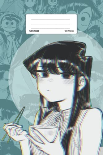 Komi San Composition Notebook: Komi Can't Communicate College Ruled ...