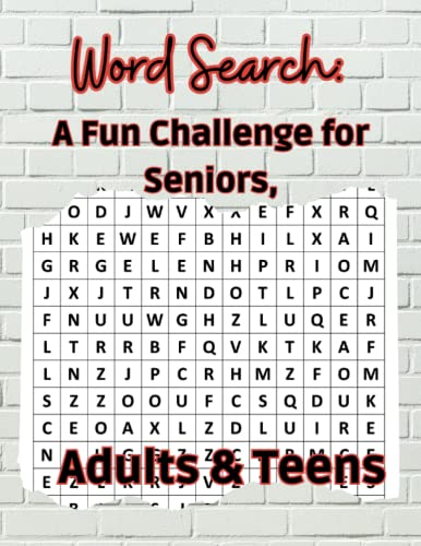 Fun Word Searches For Teenagers