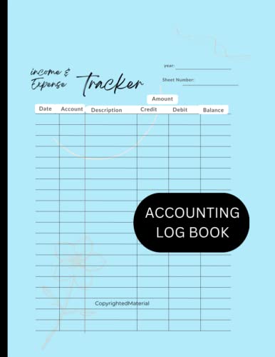 Business Logbook & Order Receipt: Simple Income Expense Tracking ...