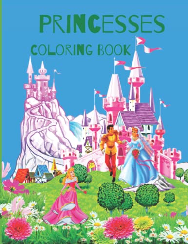 Princesses Coloring Book: Cute And Adorable Royal Princesses For Girls ...