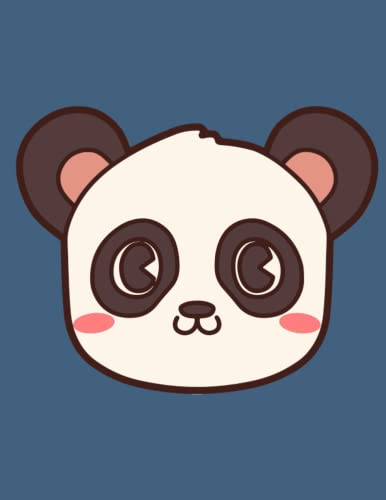 Sketch book: Cute panda cover (8.5 x 11) inches 110 pages, Blank ...