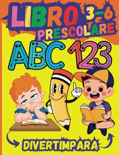 Libro Prescolare 3-6: Impara a Tracciare linee e forme + Ricalcare ...