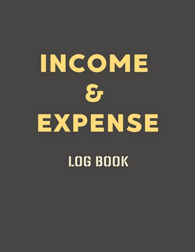 Income And Expense LEDGER BOOK, Simple Income Expense Record Tracking ...