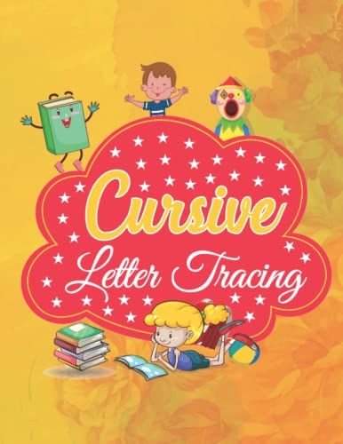 Cursive Letter Tracing Book: A-Z alphabet ( caps and small letters ...