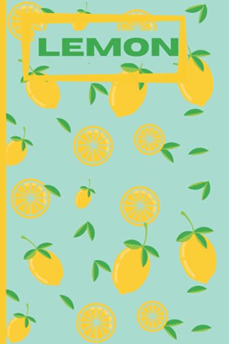 lemon: notebook Cute and adorable lemon cover,Lemon lined notebook for ...