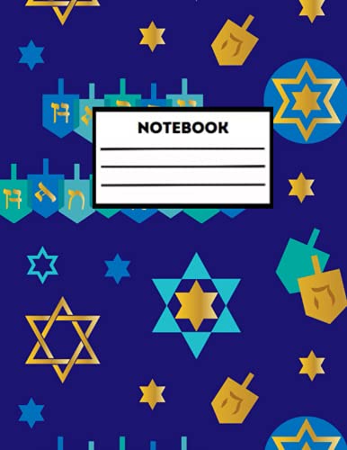 Jewish Notebook (Composition Style): 8.5x11 120 Pages College Ruled ...