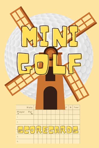 Mini Golf Scorecards: Score Book for Putt Putt Golf Family Fun by ...