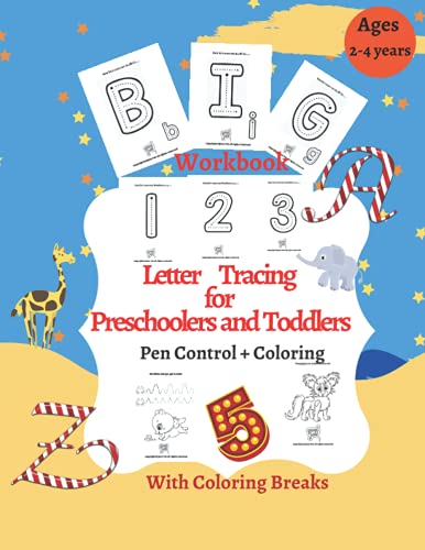Letter Tracing for Preschoolers and Toddlers: BIG Letter Tracing for ...