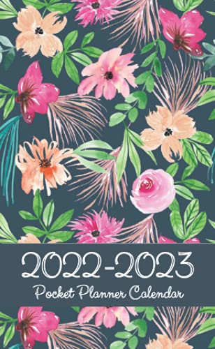 2022-2023 Pocket Planner Calendar: 2 Year Monthly Calendar/Planner for ...