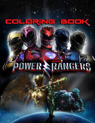 Power Rangers Coloring Book: Perfect Colouring Pages Encourage ...