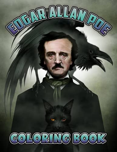 Edgar Allan Poe Coloring Book: Amazing gift for All Ages and Fans with ...