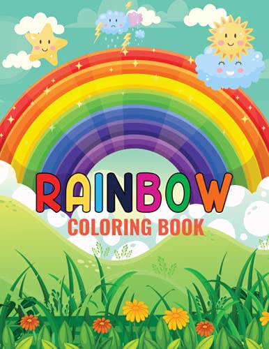 Rainbow Coloring Book: An Rainbow Coloring Book with Fun Easy ...