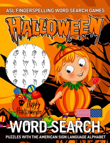 ASL Fingerspelling Word Search Games: Large Print Puzzle Book To Find ...