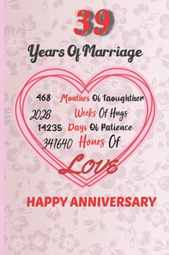 39 Years Of Marriage/happy anniversary: Funny 39th couple wedding ...