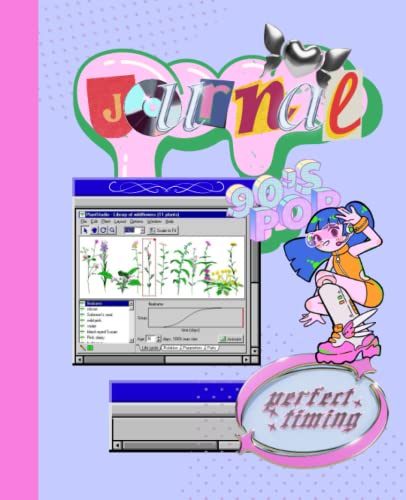 Journal: Y2K aesthetic journal notebook for kids and teens | 110 pages ...