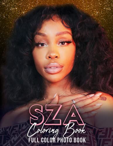 SZA coloring book: Singer Songwriter Coloring Book 20 Amazing Coloring ...