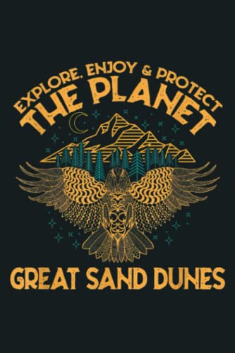 Explore Enjoy Great Sand Dunes National Park Summer Fall: Line Notebook ...