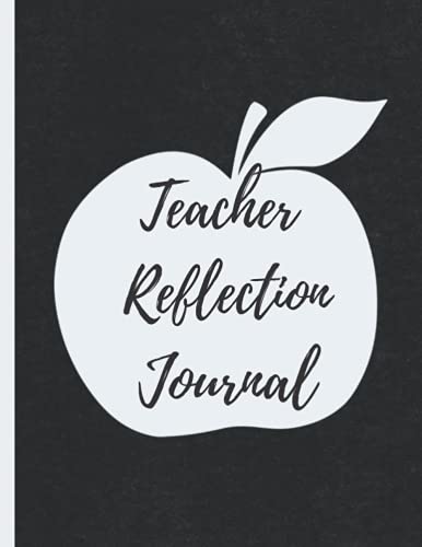 Teacher Reflection Journal Chalkboard Apple Design by Morgan Bryant ...