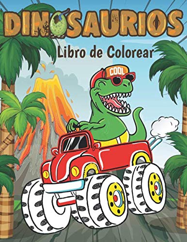 Dinosaurios Libro de Colorear: Grande Libro Colorear Dinosaurios para ...