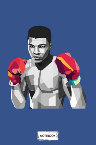 Muhammad Ali Pop Art Wpap M Ali Notebook: Planner, Matte Finish Cover ...