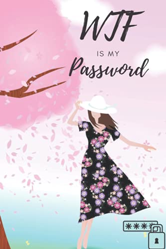 WTF Is My Password: 6" x 9" 120 Pages, Password Notebook, Internet Log ...