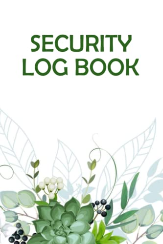 Security Log Book: Daily Logs or Activity Reports Carefully | Blank ...