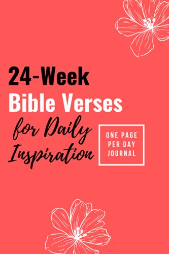 24-Week Bible Verses for Daily Inspiration: One Page per Day Journal by ...