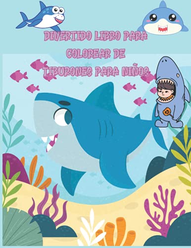 divertido libro para colorear de tiburones para niños: Avanzadas ...