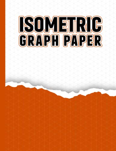 Isometric Graph Paper: Isometric Graph Paper book For 3d Drawing, 3D ...