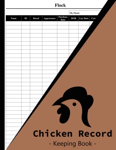 Chicken Record Keeping Book: Chicken Keeping Book, Keeping Chickens ...