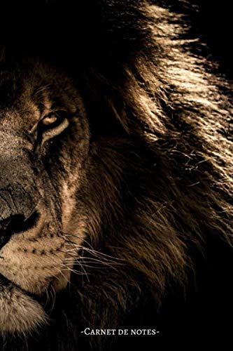 Carnet de notes Lion: Carnet de notes 100 pages avec magnifique ...