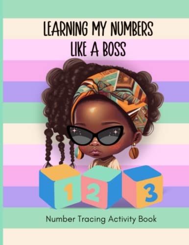 Learning My Numbers Like A Boss: Number Tracing Activity Book | Ages 3 ...