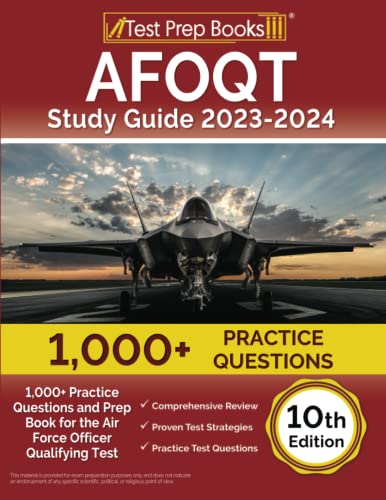 AFOQT Study Guide 2023-2024: 1,000+ Practice Questions and Prep Book ...