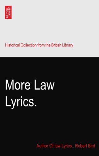 More Law Lyrics. by Author Of law Lyrics.. Robert Bird | Goodreads