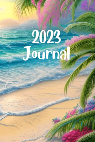 2023 Journal: Beach-Themed Notebook Journal - Travel Diary - 120 lined ...