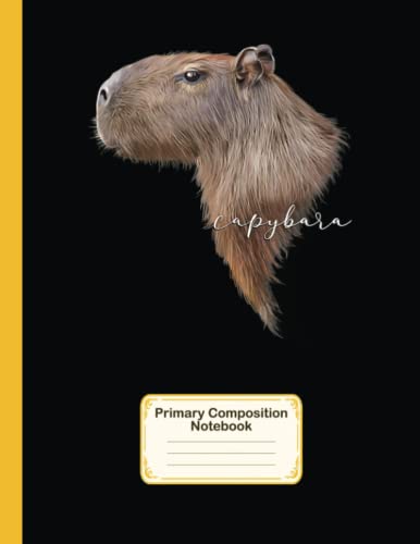Capybara Primary Composition Notebook: Your Essential Writing Companion ...