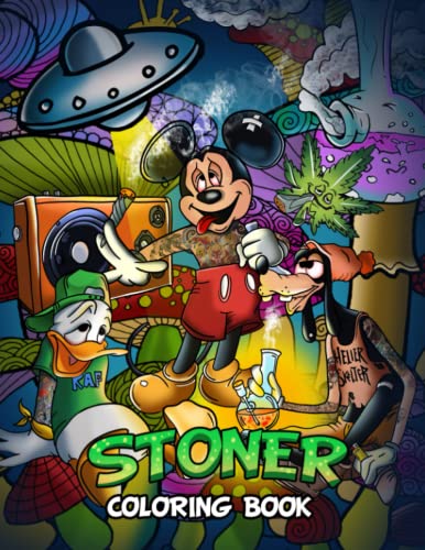 Stoner Coloring Book: An Interesting Stoner Coloring Book For Fans To ...