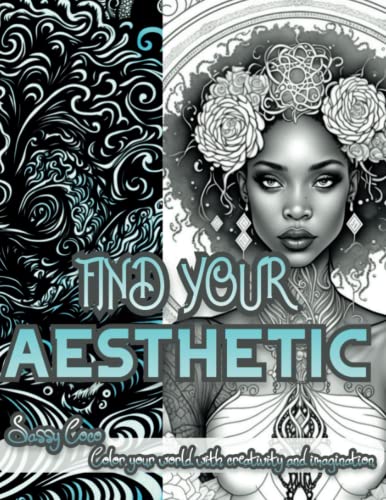 Find your aesthetic coloring book: Coloring Book For Adults With ...