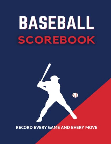 Baseball Scorebook | Softball or Baseball Score Keeping Book. Pitch ...