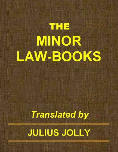 The Minor Law-Books by Julius Jolly | Goodreads