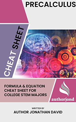 PreCalculus Cheat Sheet by Author Jonathan David | Goodreads