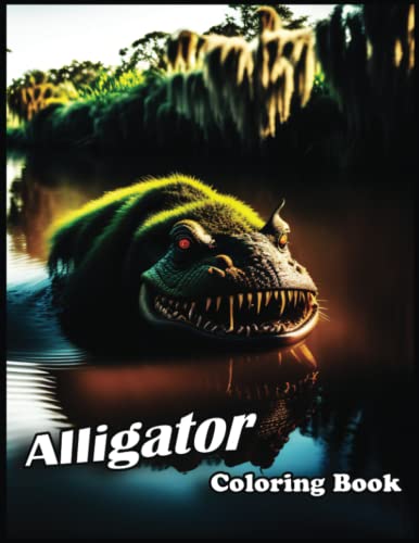 Alligator Coloring Book: Find Joy and Inner Peace with this Engaging ...